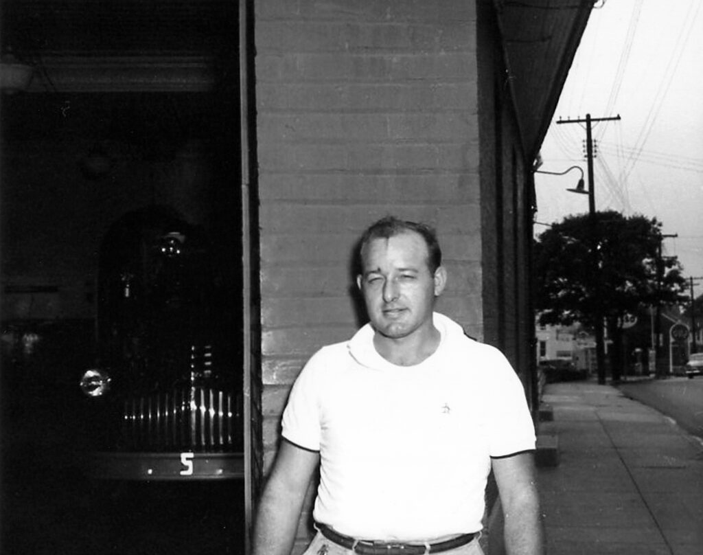 Bob Gochenour Outside Station 5 - Westphal